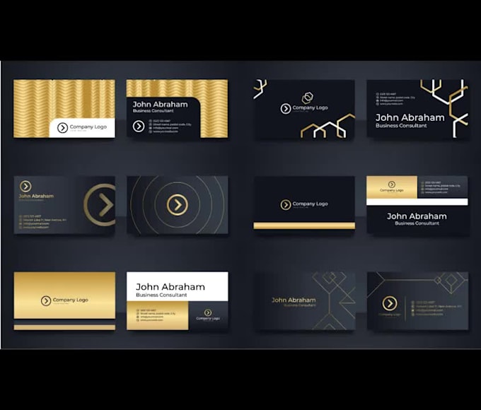 Design a professional modern business card, letterhead, envelope and logo by Youx_academy | Fiverr