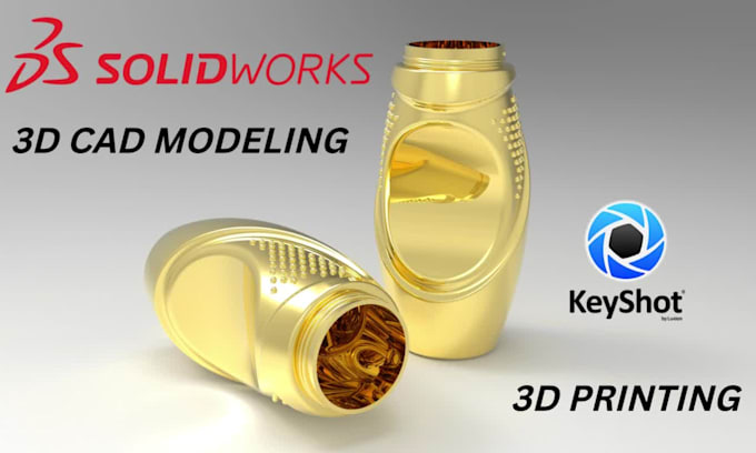 Do 3d cad models, 3d printing, and 2d drawings in solidworks by Felix_3dcad | Fiverr
