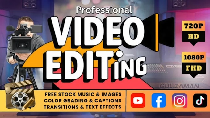 Do video editing with thumbnail design and free youtube seo by ...