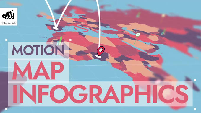 Create 3d or 2d custom maps with animated infographics by Ellisscotch ...