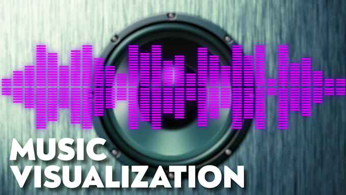 Create unique music visualizer or audio spectrum by Alexrodich | Fiverr