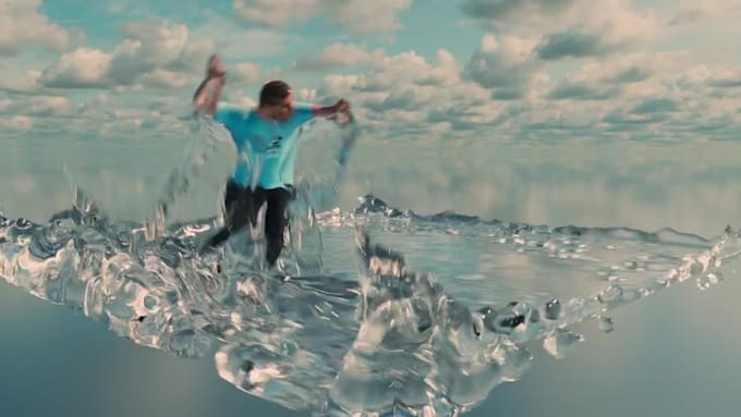 Create 3d water simulation, liquid animation, cgi animation, 3d fluid ...