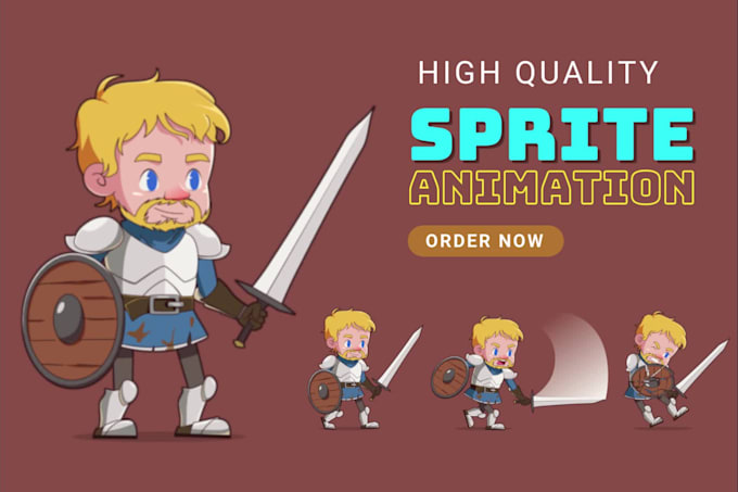 Create 2d game sprite animation by Biroe_design | Fiverr