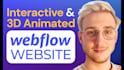 Design an interactive and 3d animated webflow website by Marten_eyferth | Fiverr