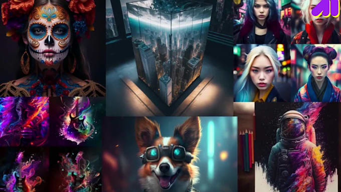 Design artificial intelligence art custom ai design amazing digital art ...