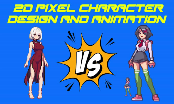 Create stunning pixel art, sprite sheets, retro game assets, animation by Dan_maky | Fiverr