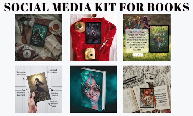 Create the perfect social media kit for your book by Prettycovers | Fiverr