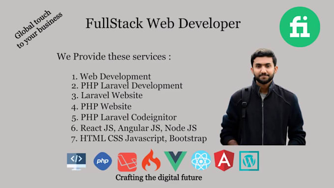 Be your website developer in php,laravel,html,css,javascript by Aliriaz186 | Fiverr