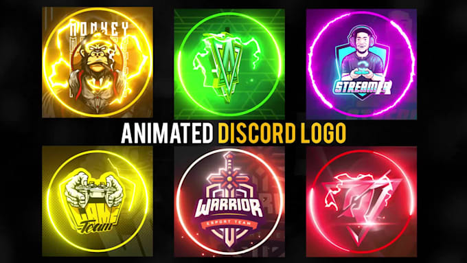 Design animated discord logo, animation banner, pfp, discord animation ...