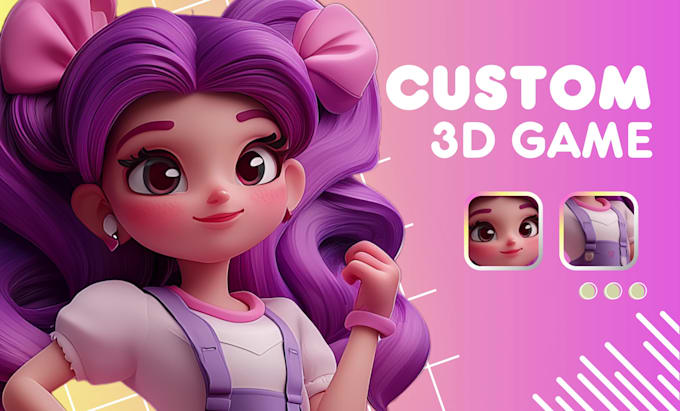 Design 3d model character for 3d game, animation, and printing by Lunar ...