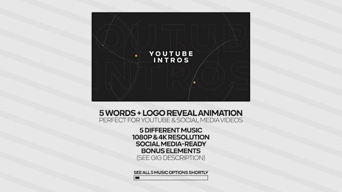 Make a modern animated logo and typography intro video by Flatify | Fiverr