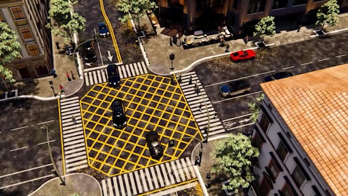 Do 3d model and animation for roads, or other infrastructure by Mehedi0 ...