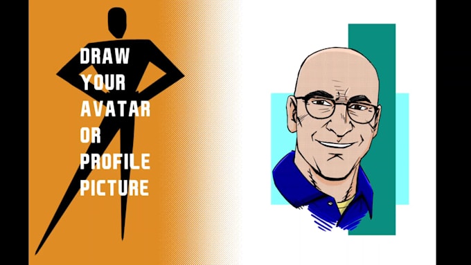 Draw your avatar or profile picture by Ablackmanart | Fiverr