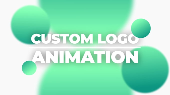 Create a great custom logo animation for you by Michelangelo_ua | Fiverr