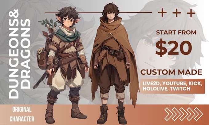 Draw dnd character, art fantasy, illustration for concept art by ...