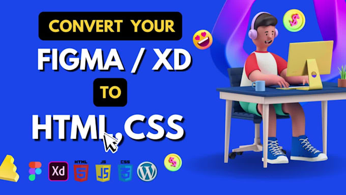 Convert xd, psd, figma to html, css, js, and wordpress by Teksyo | Fiverr Convert xd, psd, figma to html, css, js, and wordpress by Teksyo | Fiverr