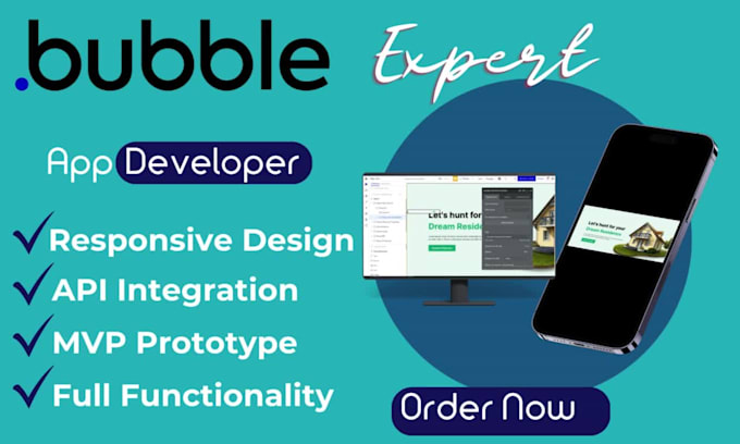 Develop bubble app, bubble developer, bubble api integration, bubble io, bubble by James ...