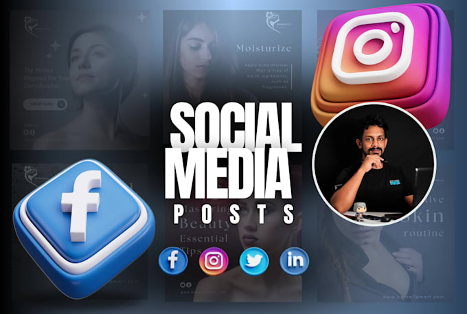 Design professional and engaging social media post designs by ...