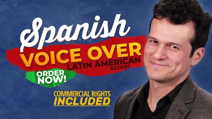 Record a latin spanish voice over , español latino by Andresvargas | Fiverr