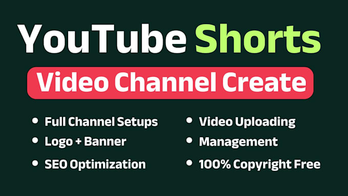 Create youtube shorts channel and give you 50 shorts video by Shorts ...