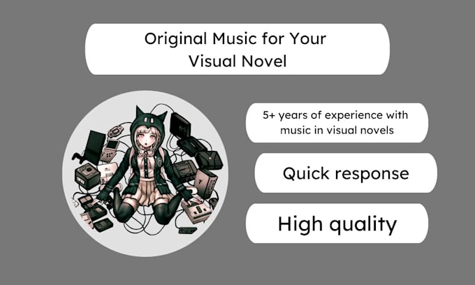 Compose music for your visual novel by Remi_prochet | Fiverr