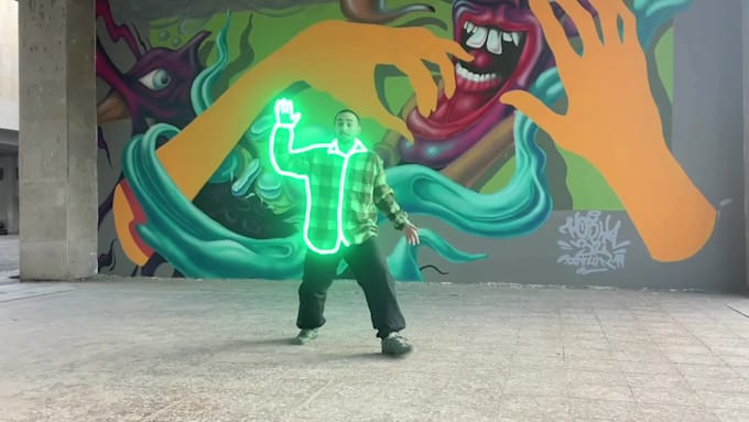 Add glowing hand drawn animation to your dance videos by Satnam_dhiman ...