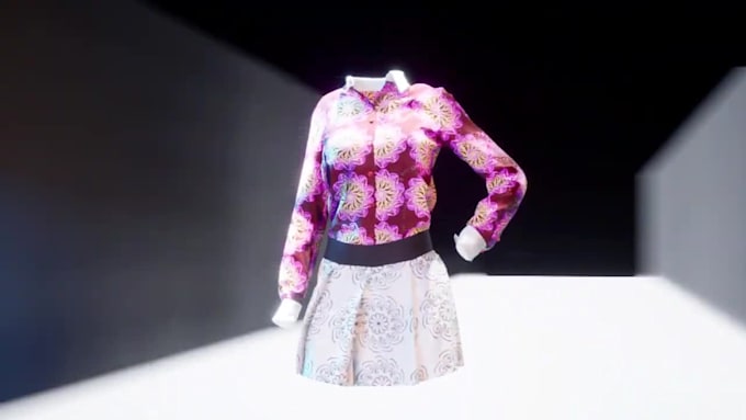 Do 3d clothing catwalk animation, 3d fashion animation, cgi ads 3d ...
