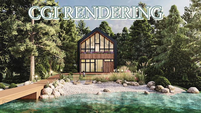 Do realistic render cgi 3d architectural visualization from plan by ...