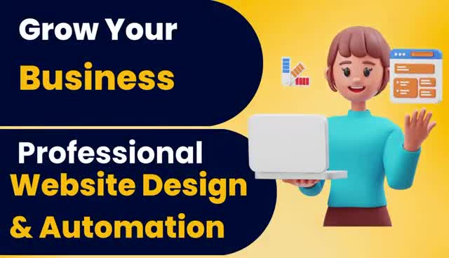 Create professional website design or automation for small and local ...