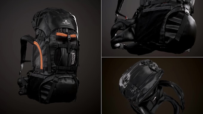 Render a realistic 3d bag model, bag animation, bag design, backpack ...