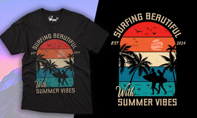 Create unique custom vintage and retro style t shirt designs for print ...