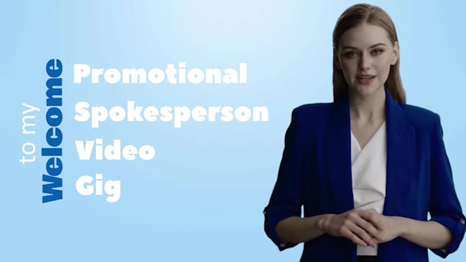 Make a promotional ai spokesperson video by Adityagarg989 | Fiverr