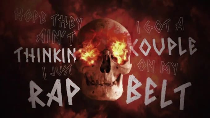 Create an animated lyric music video by Chainvideo | Fiverr