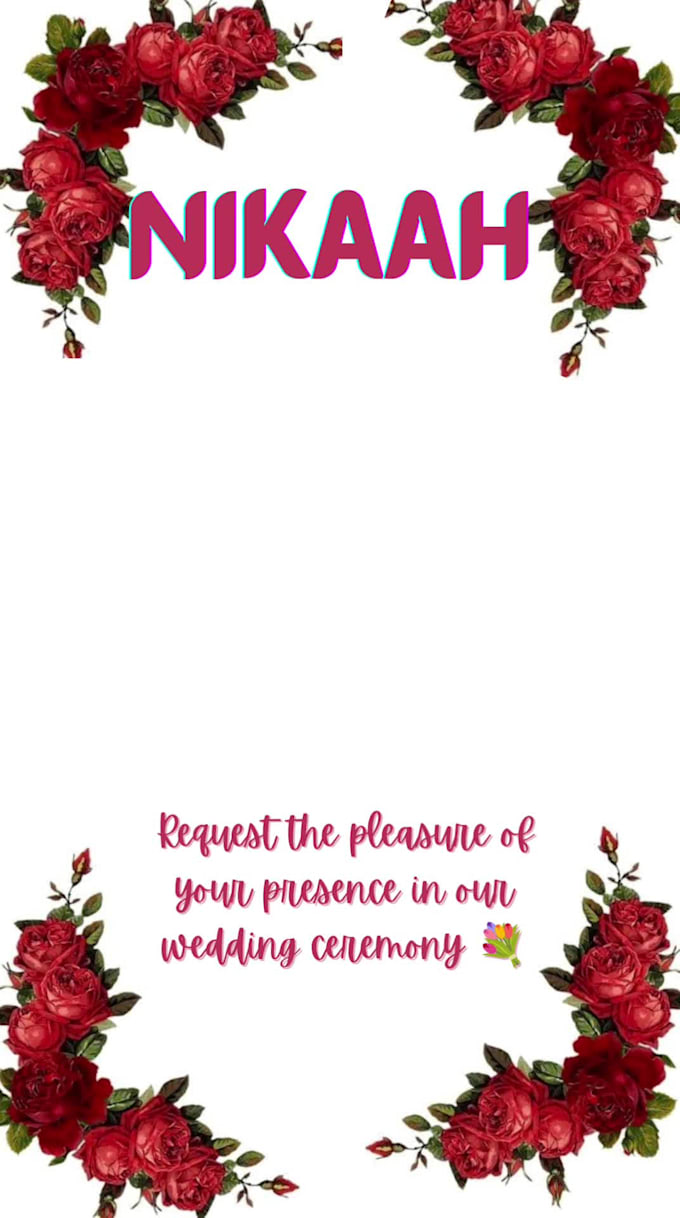 Design unique invitation videos and wedding cards by Azra_design | Fiverr