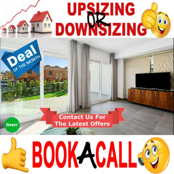 Create eye catching real estate promo for facebook by Mydesign4u | Fiverr