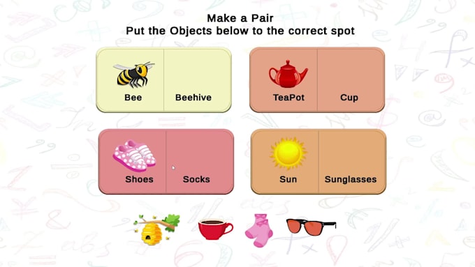Create 2d educational learning words and numbers puzzle game by ...