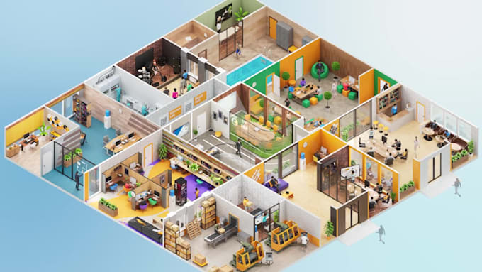 Create 3d isometric animation video isometric video isometric explainer by Jonnasndo | Fiverr