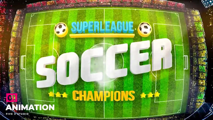 Make a soccer logo football intro and sports intro and any sports ...