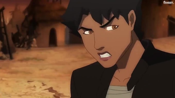 Do 2d anime fighting, 2d japanese anime style, fighting scene, 2d ...