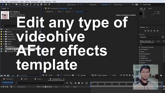Customize after effects and premiere pro template by Lancewrite | Fiverr