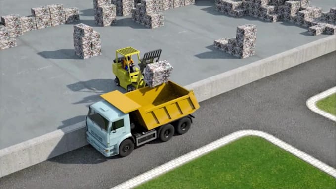 Do 3d factory animation 3d industrial animation 3d factory walkthrough ...