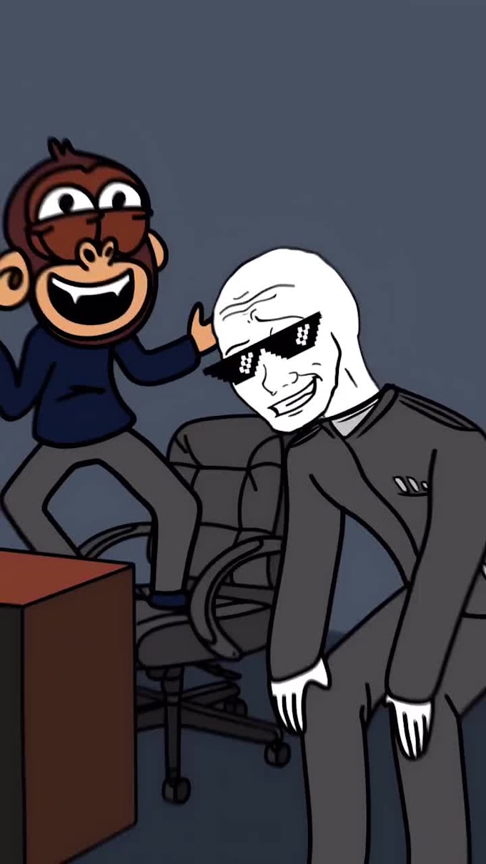 Do 2d animation, 2d meme coin art, solana memecoin, 2d memecoin, by ...