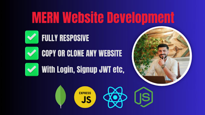 Be your react, front end, nodejs, backend, or mern stack developer by Yaseen_kalwar | Fiverr