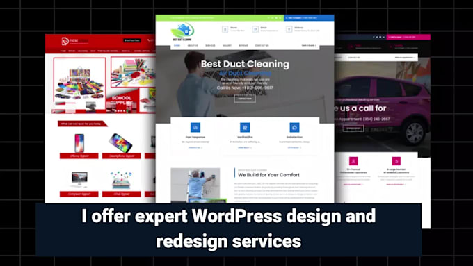 Build responsive wordpress website design by Sabujsarkar61 | Fiverr