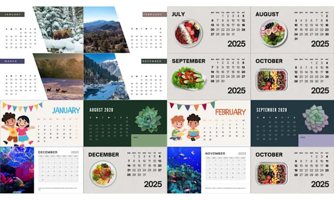 Customize calendar for 2026 by Csanjanar | Fiverr