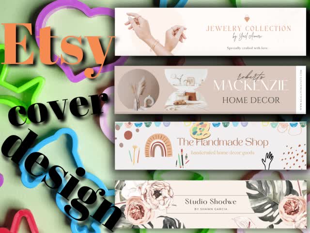 Design a professional esty cover or banner photo by Abdulwasay111 | Fiverr
