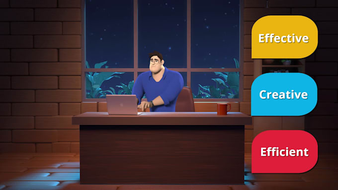 Create marketing 2d or 3d animation video or saas, product, explainer video by Sidhartrajsinha ...