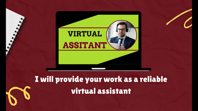 Provide your work as a reliable virtual assistant by Himeshrony | Fiverr