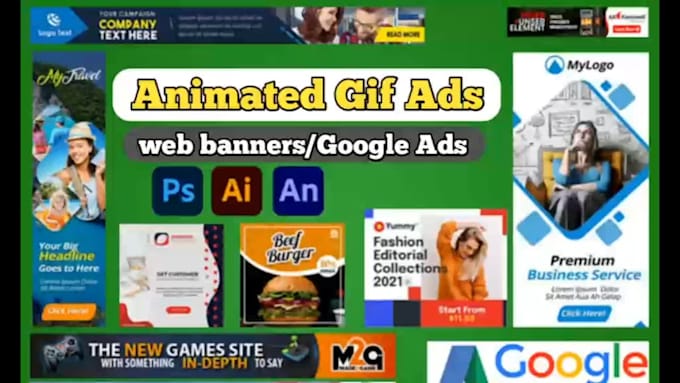 Create animated gif ads, gif post by Sohaileditz786 | Fiverr