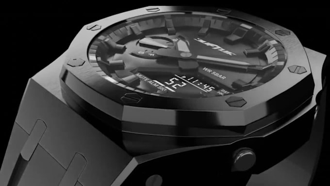 Cinematic 3d wristwatch animation 3d watch animation apple watch 3d ...